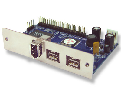 FireWire 800 (IEEE 1394b) to IDE (ATA/ATAPI) Bridge Board - Initio INIC ...