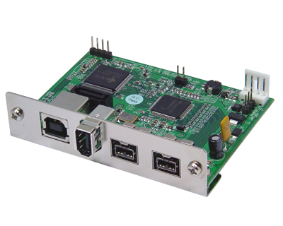 FireWire 800 (IEEE 1394b) & USB 2.0 Combo to Single SATA Bridge Board ...