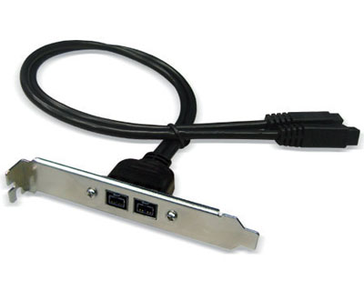 Bilingual receptacle to Beta plug Extend Cable w/ PCI Bracket | FWBX2-ECP