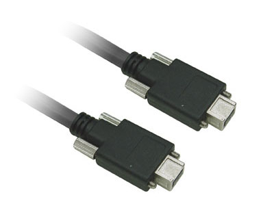 FireWire 800 (1394b) Beta plug to Beta plug with Jackscrew and Ferrite ...