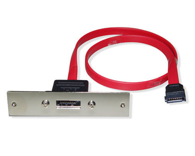 eSATA 7pin receptacle to SATA 7pin plug signal extension cable with ...