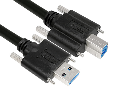 USB 3.0 A/M to B/M Type Cable with Jackscrew (CB-00537, CB-00615, CB ...