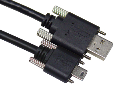 CB-00575, CB-00583 | USB 2.0 A Plug to Mini-B Plug Cable with two ...
