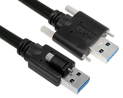 U3A1A2 | USB 3.0 A/M w/ one jackscrew to A/M Type w/ two jackscrews ...