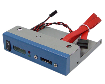 3.5" eSATA Front-Connect (w/ One eSATA Port + IDE Big 4pin Power Port ...