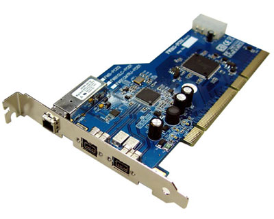 2 port IEEE 1394b FireWire 800 & GOF (MT-RJ) PCI Card - Ti TSB82AA2 ...