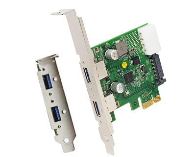 U31-PCIE1XG322 | USB 3.1 PCIe Card | 2-port USB 3.2 PCI Express 3.0 x1 ...