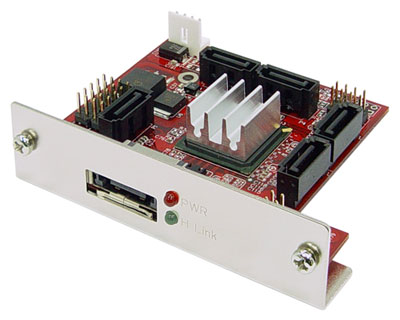 One to Five SATA Port Multiplier - Silicon Image SiI3726 | SPMH3726-SE