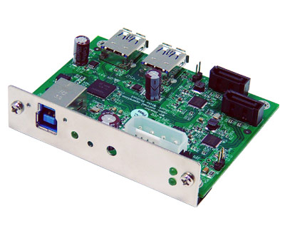 U3H41S2210S | USB 3.0 HUB with two USB 3.0 to SATA Bridges Integrated ...