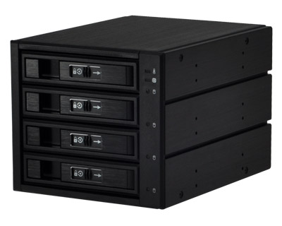 SATAMR4352T | SATA Mobile Rack (5.25 inch ODD form factor) for four 3.5 ...