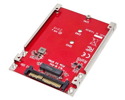 M2-8639ME025 | NVMe M.2 Socket to SFF-8639 Plug Adapter in 2.5inch HDD ...