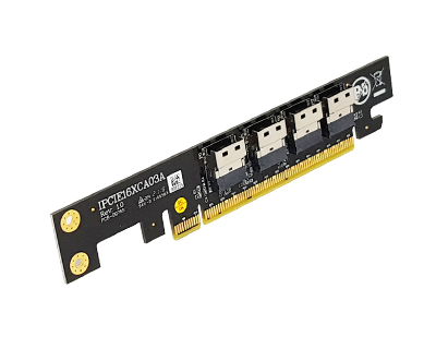 IPCIE16XCA03A | PCIe x16 Gen 4 Riser Cable | PCIe x16 Gen 4 Extension Cable Adapter | IPCIE16XCA03A