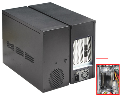 ED01-3B-P1HA | External PCIe x16 Gen 3 to two PCIe x8 Slots Expansion ...