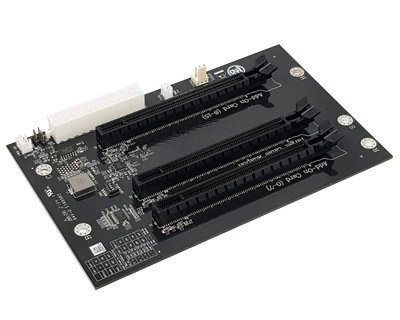 PCIEX16D03 | Expansion Backplane, 2 PCIe x8 slots | PCIe x16 to two ...