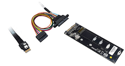 SFF-8654 to SFF-8639 Cable