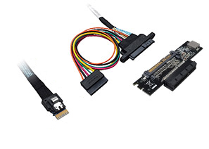 SFF-8654 to SFF-8639 Cable