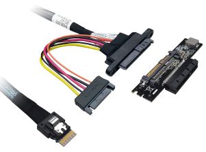 SFF-8654 to SFF-8639 Cable