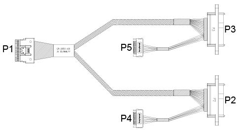 SFF-8654 to SFF-8639 Cable