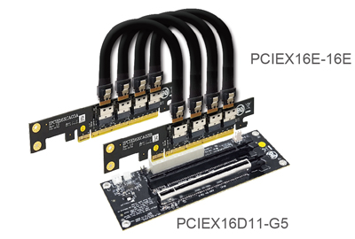 IPCIE16XCA03 PCIe x16 to PCIe x16 Interconnect Cabling