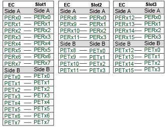 PCIEX16E-D8S PCIe x16 to tow PCIe x8 Interconnect Cabling
